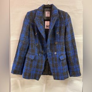 Sonoma | Jackets & Coats | Juniors So Plaid Tweet Blazer | Poshmark